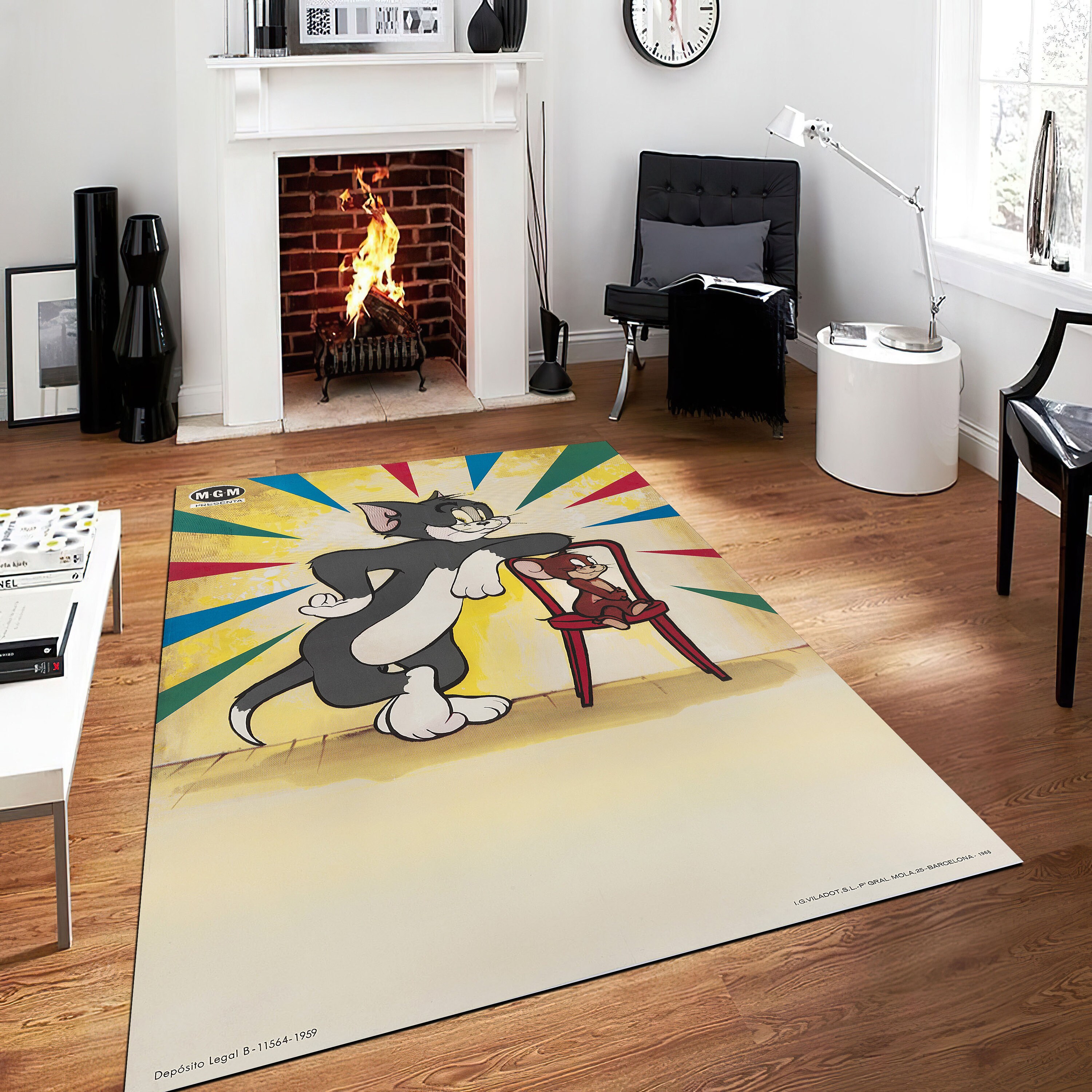 Tom and Jerry Rug Tom Rug jerry Carpet cartoon Rug Anime - Etsy