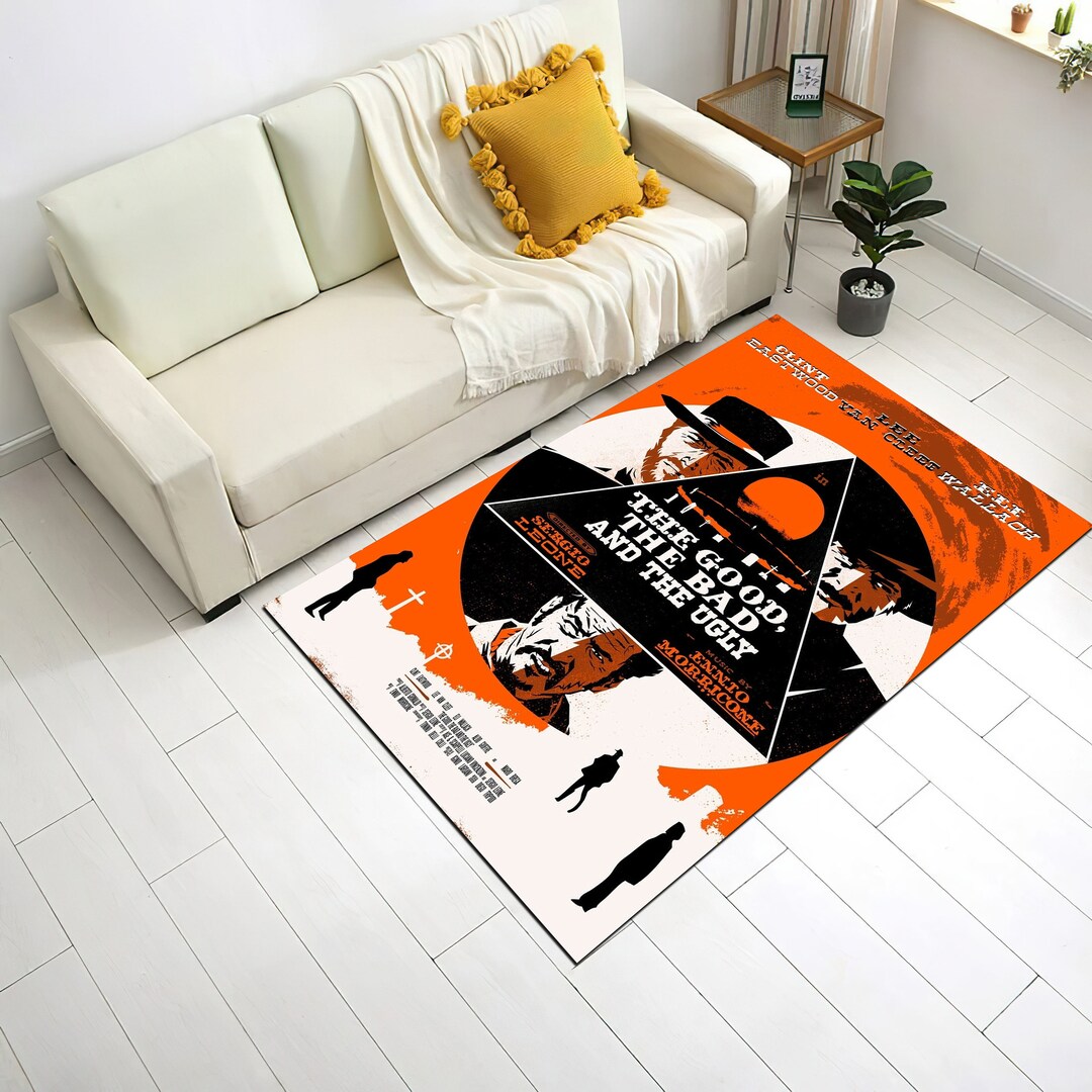 The Good the Bad and the Ugly Rug, Popular Film Carpet, Film Design Rug ...