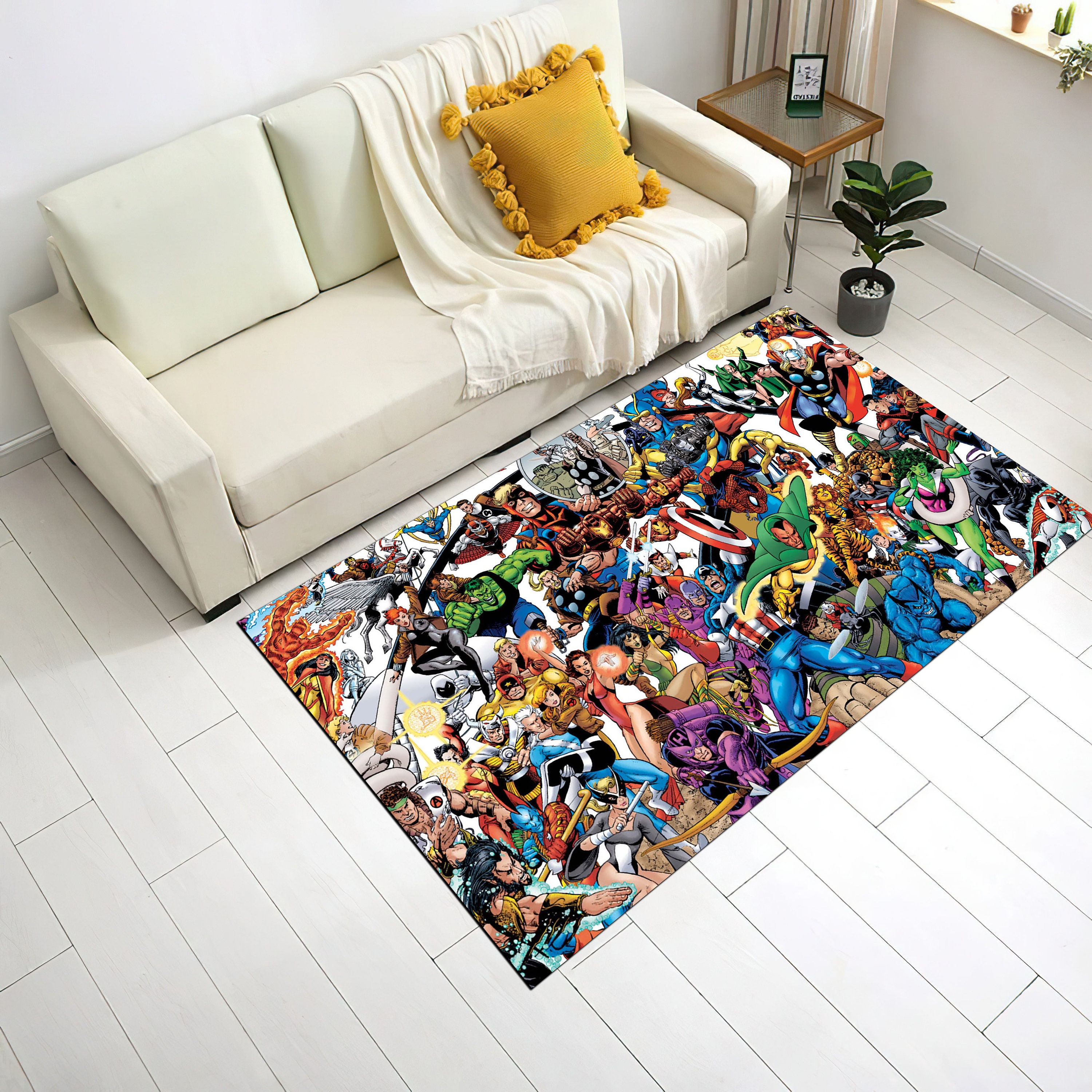 Super Hero Rugs, Superheroes Films Movie Character Rug, for Boy Bedroom ...
