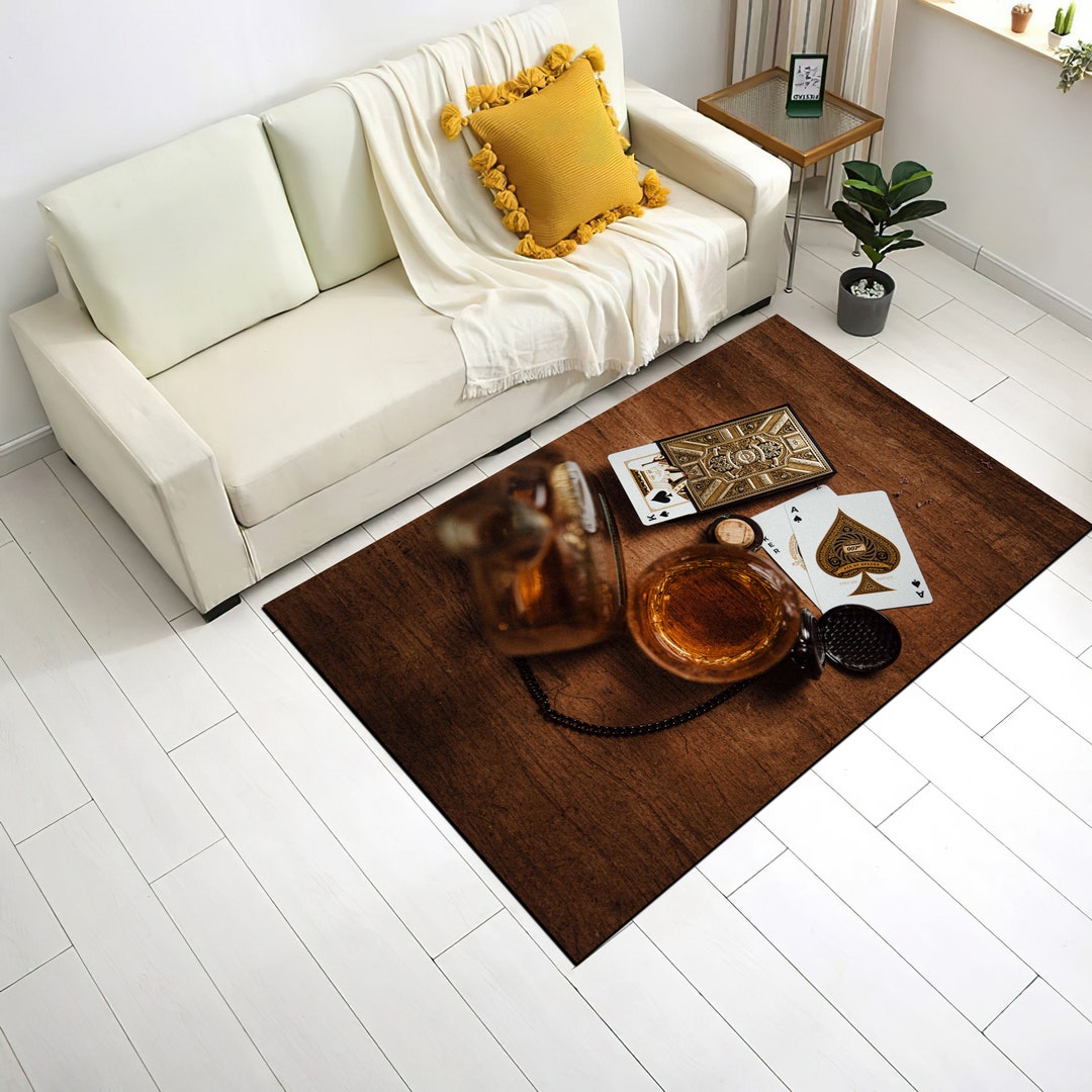 Playing Card Rug, Cards Rug, Poker Rug, Playing Cards, Area Rug, Room ...