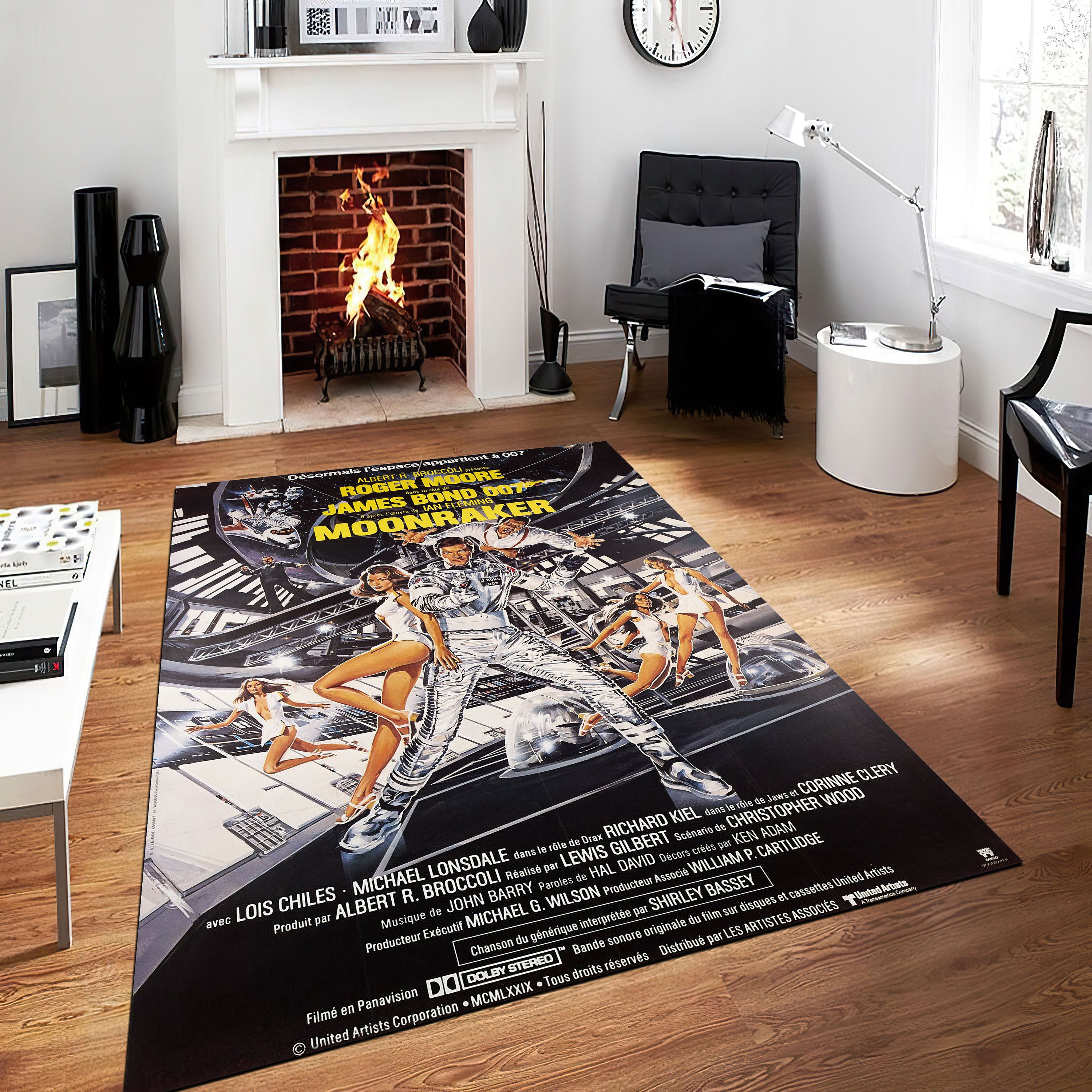 James Bond Movie Poster Rug, Popular Film Carpet, James Bond Design Rug ...