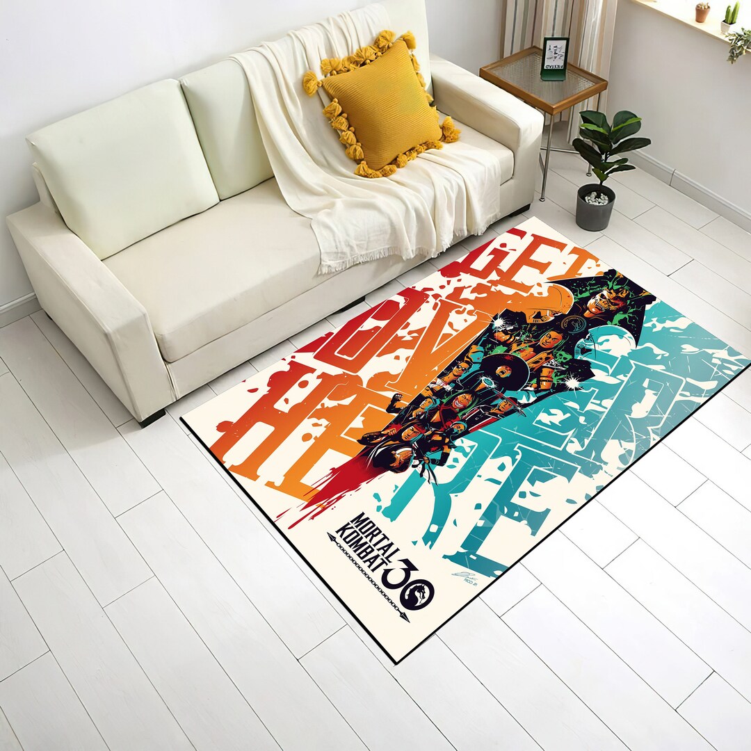 Mortal Kombat Carpet, Fictional Character Woman Warrior Strategy Video ...