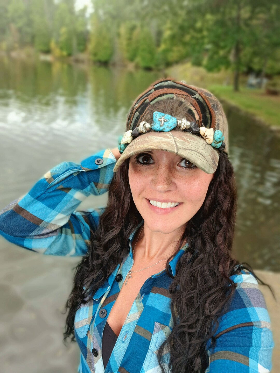 Turkey Feathers Mount Baseball Hat - Etsy