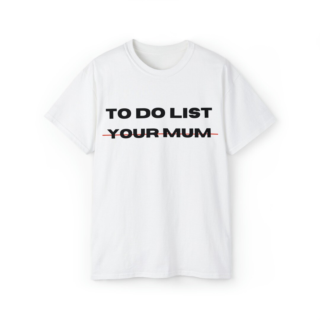 To Do List Joke T-shirt - Etsy