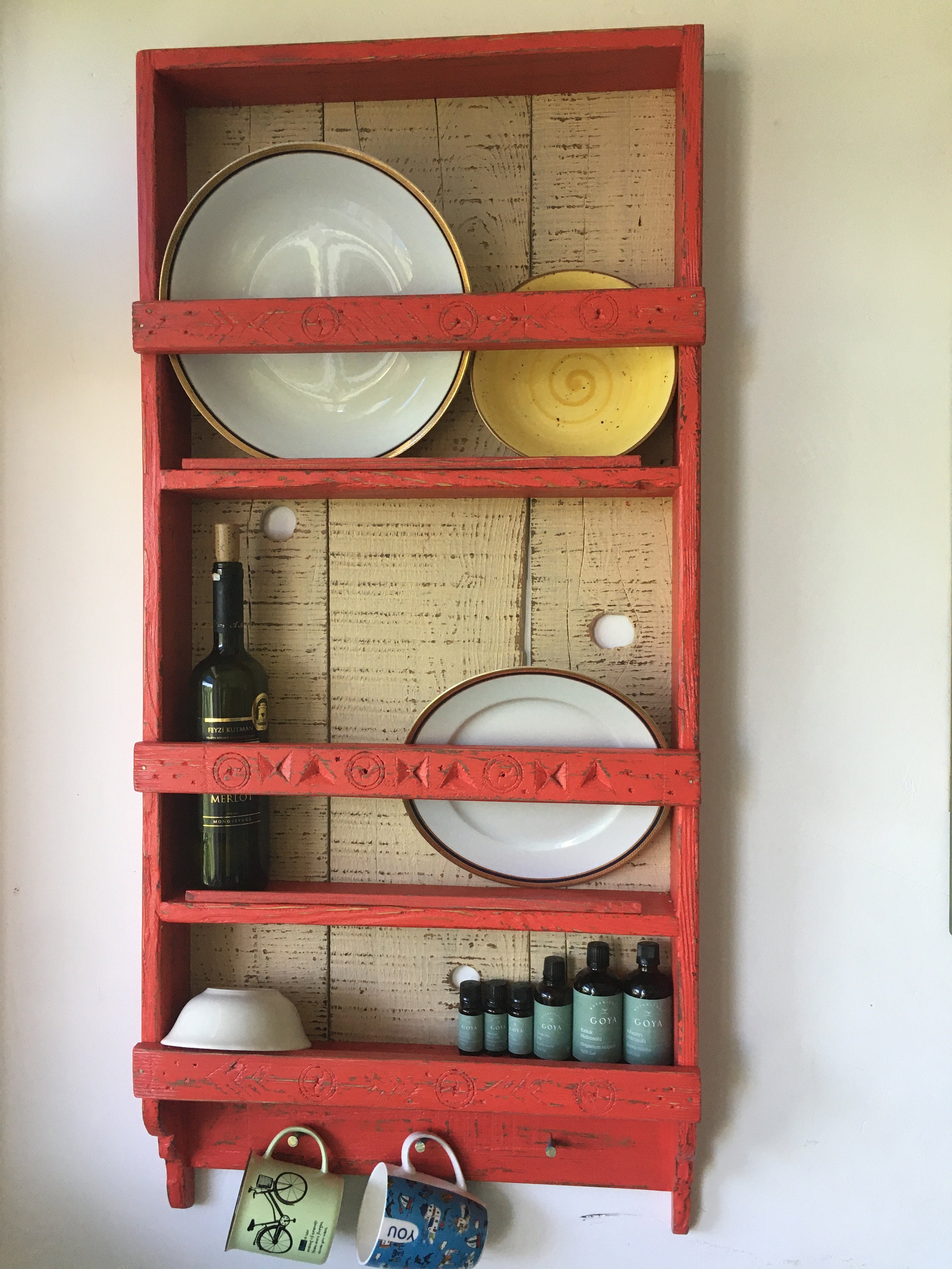 Plate Shelf,wine Rack - Etsy