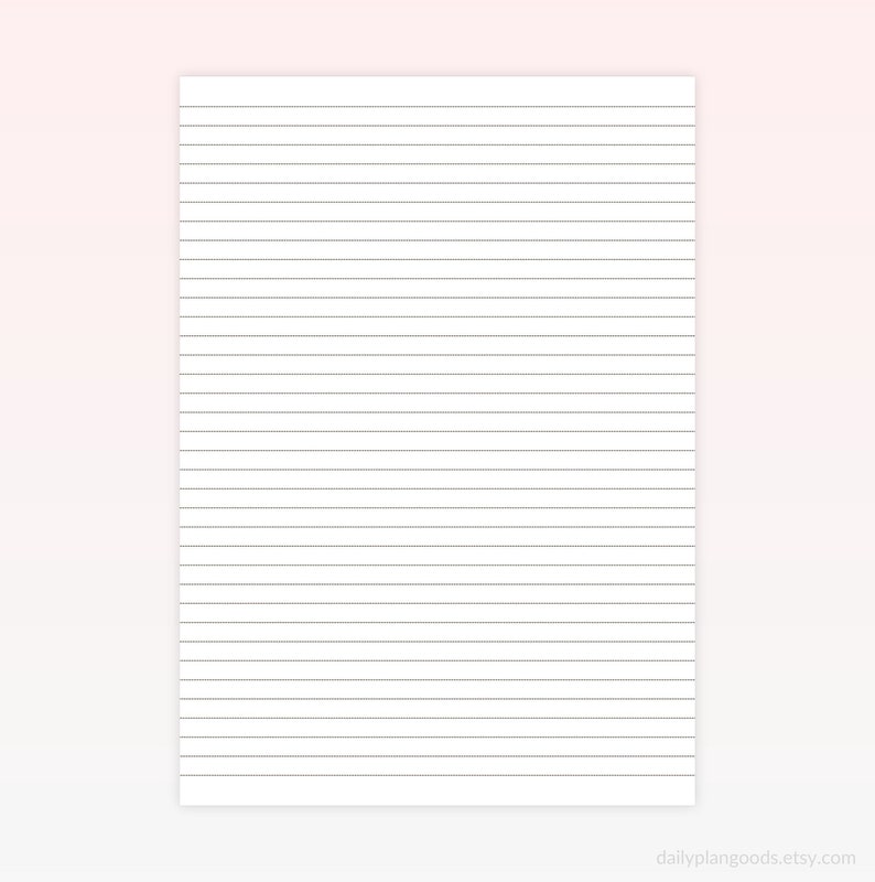 Lined Note Page Printable, Digital Journal Ipad, Junk Journal, iPad ...