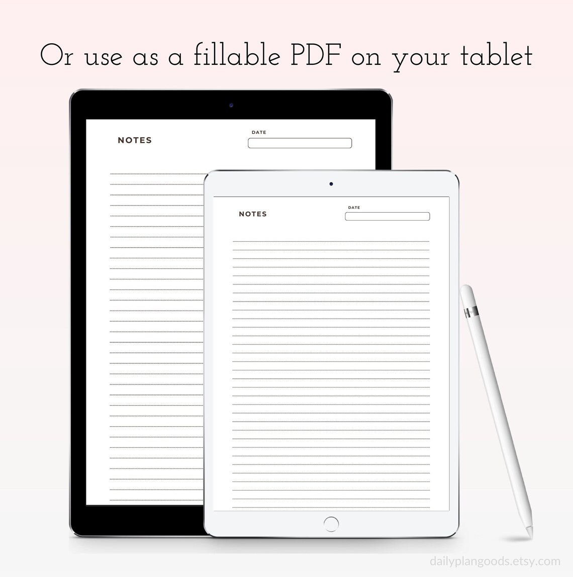 Printable Notes Page, Notes Template, Note Taking, Writing Paper, Notes ...