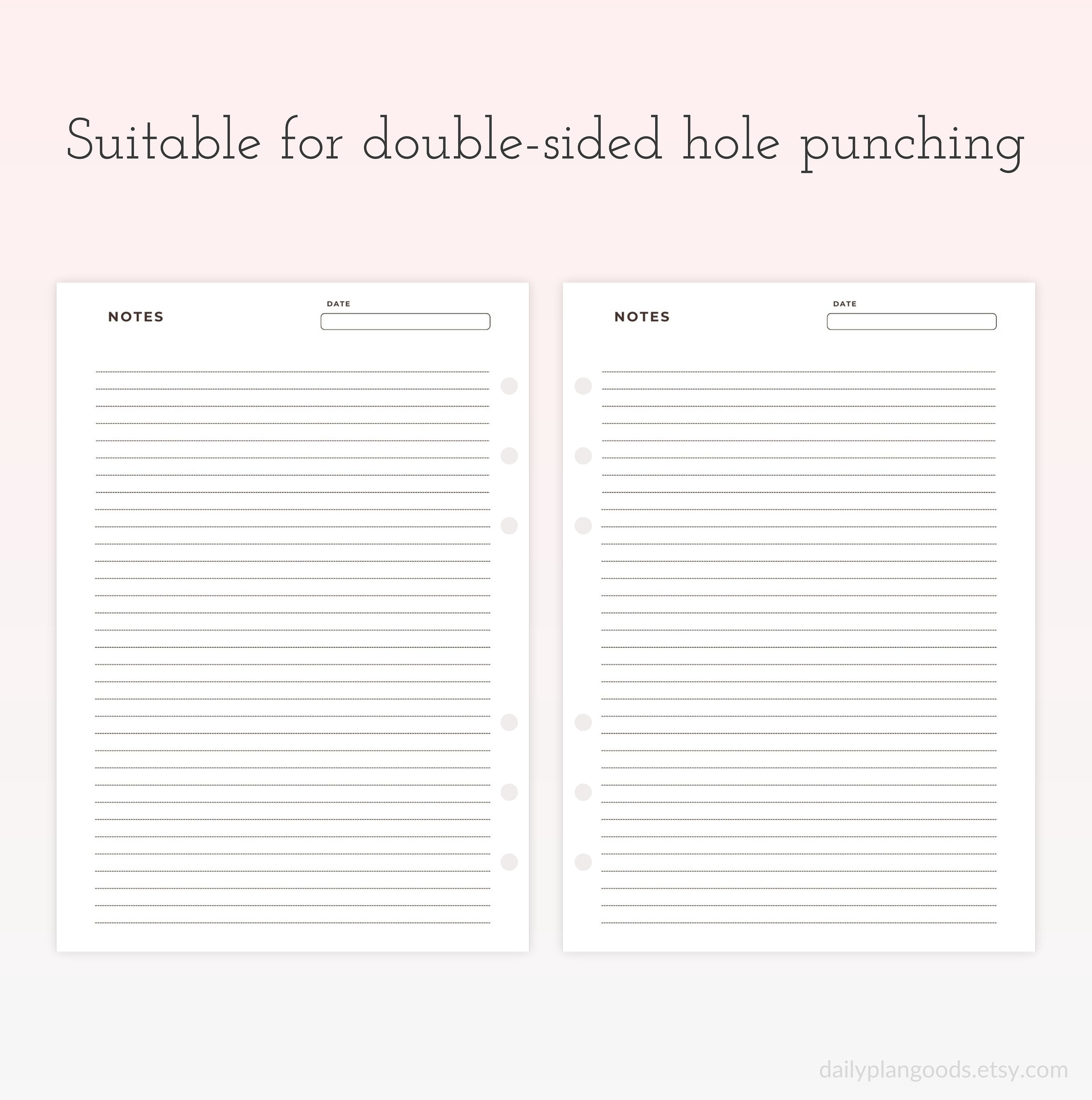 Printable Notes Page, Notes Template, Note Taking, Writing Paper, Notes ...