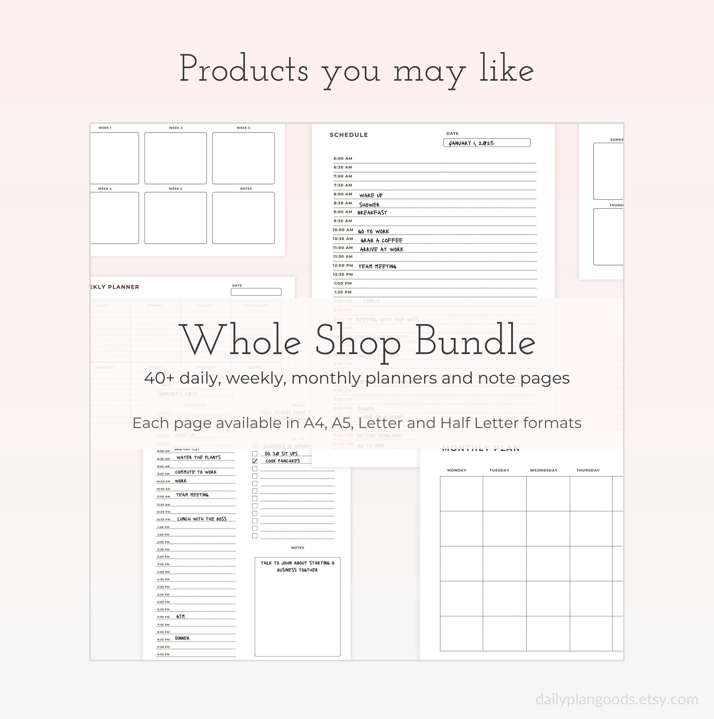 Printable Food Journal, Digital Meal Prep Planner, Meal Tracker Ipad ...