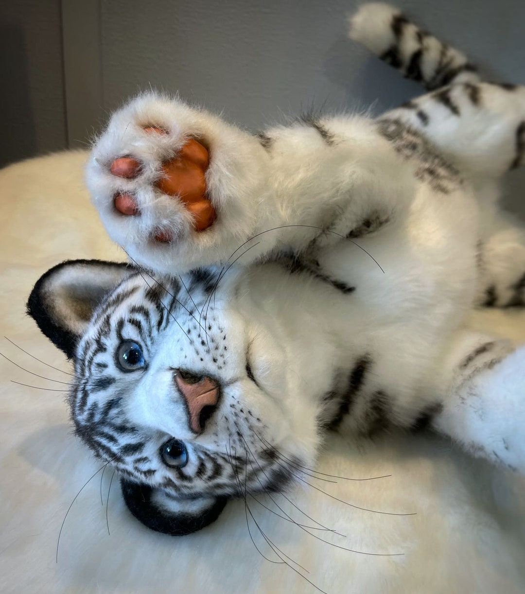 Articulated Tiger Replica Articulated Realistic Life Size Tiger Plushie ...