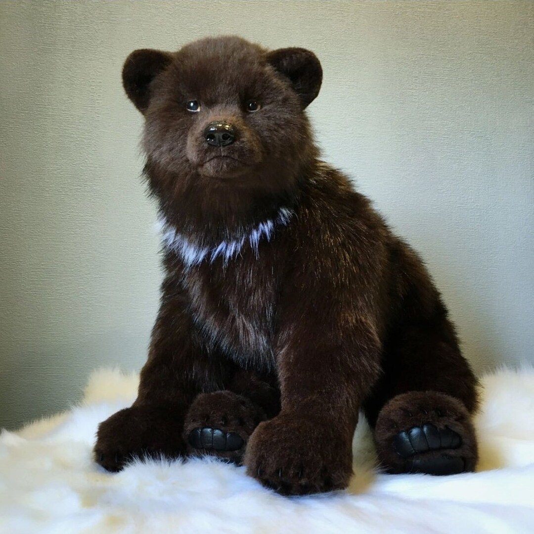 Articulated Bear Replica Life Size Animal Plushie Personalize Bear Toy ...