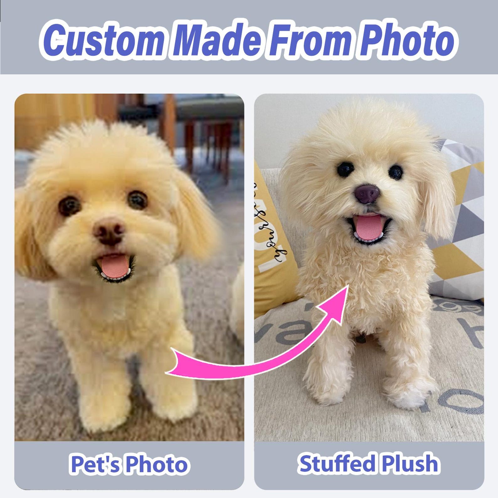 Realistic Rabbit Plush Clone | Life Size Dog Plushie | Personalize Dog ...