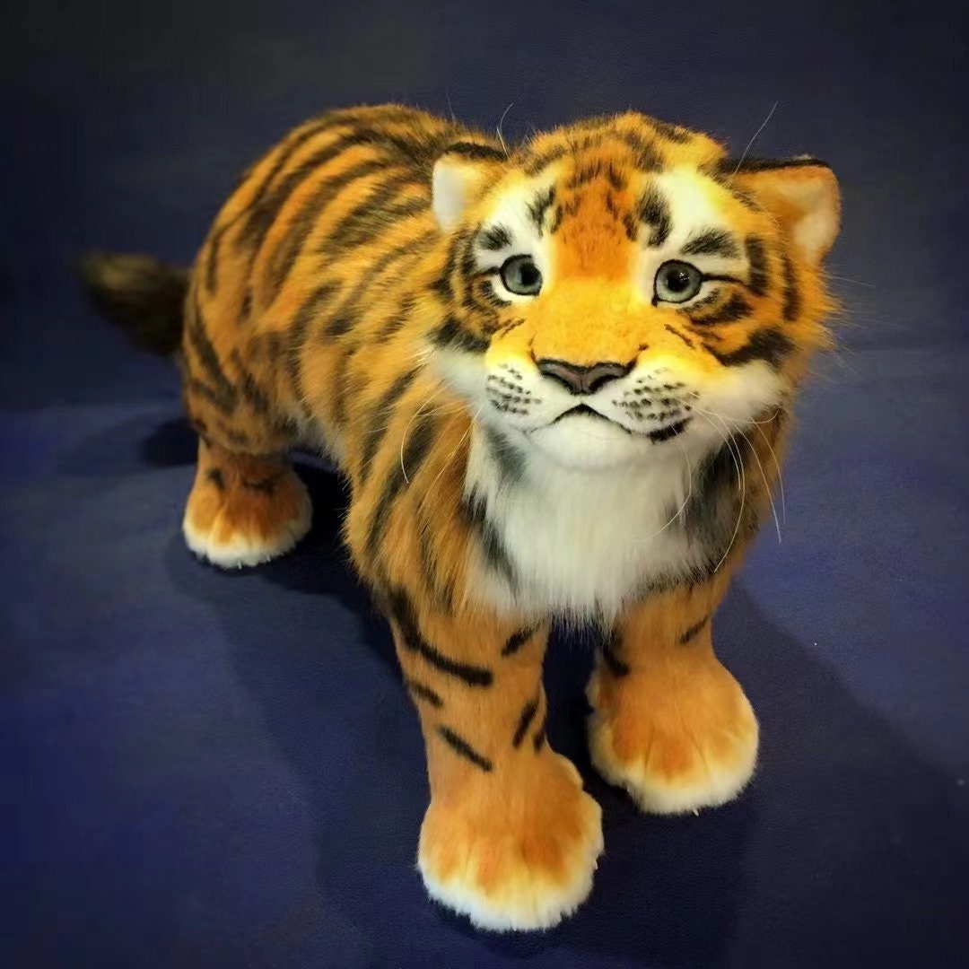CUSTOM Realistic Tiger Replica Articulated Life Size Animal Plushie ...