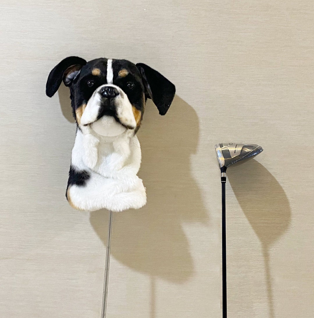 Custom Dog Golf Headcover | Lifelike Dog Golf Club Cover | Dog Head ...