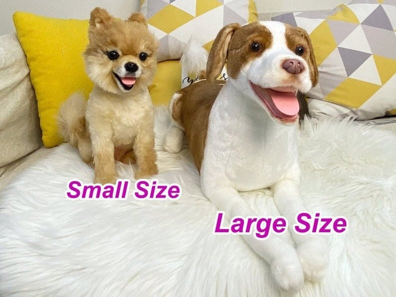Custom Dog Plushie Clone Life Size Dog Plushie Personalize Dog Toy Pet ...