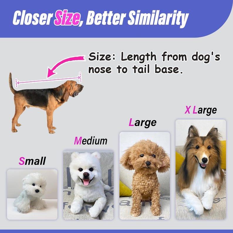 Custom Dog Plushie Clone | Life Size Dog Plushie | Personalize Dog Toy ...