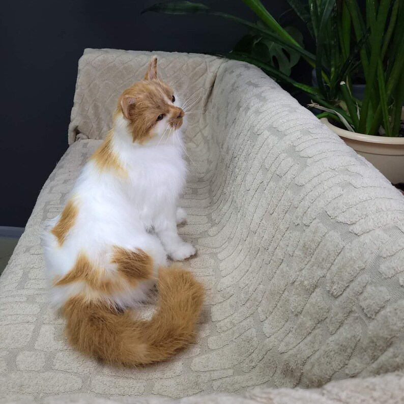 CUSTOM Realistic Cat Replica Articulated Life Size Cat Plushie ...