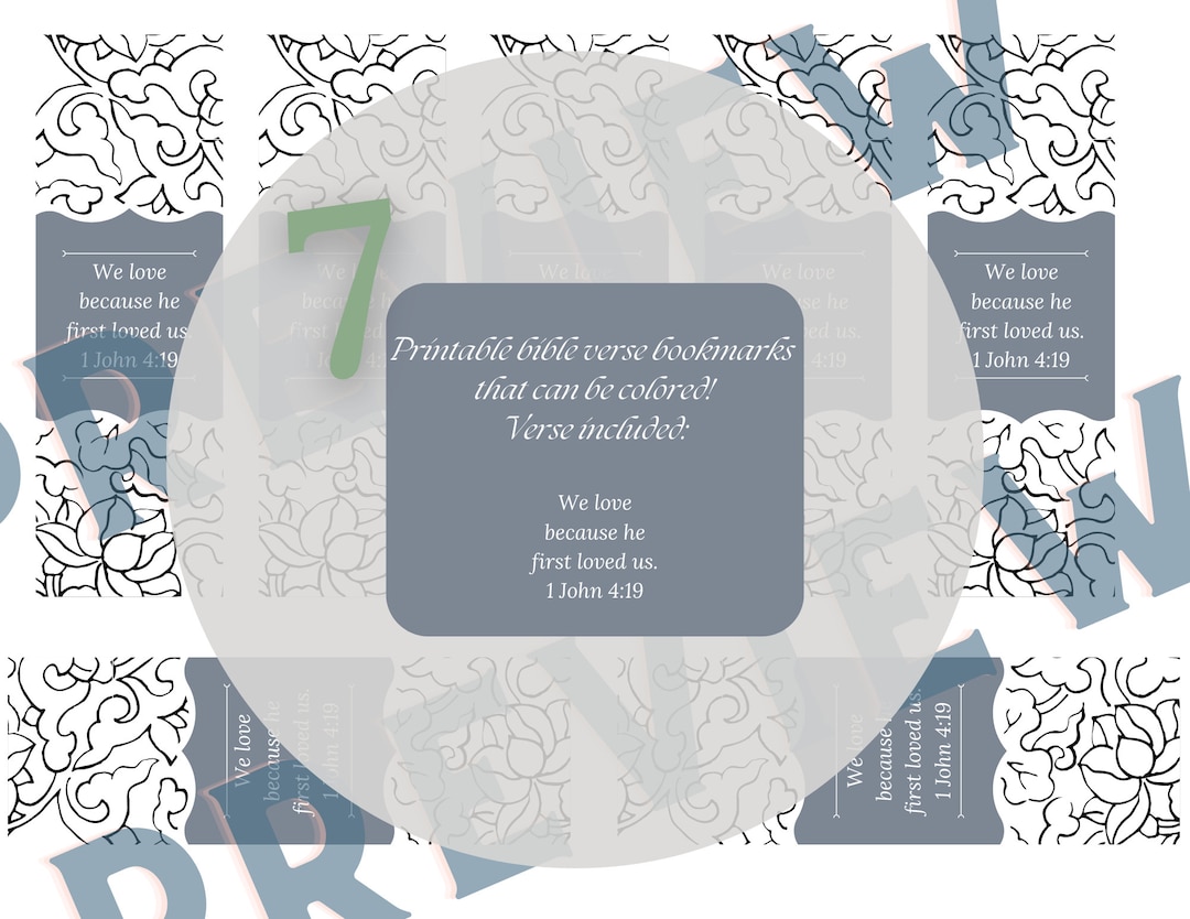 Color Me! Printable Bible Verse Bookmarks. - Etsy