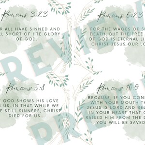 Printable Bible Memory Verse Cards (ESV) - Etsy