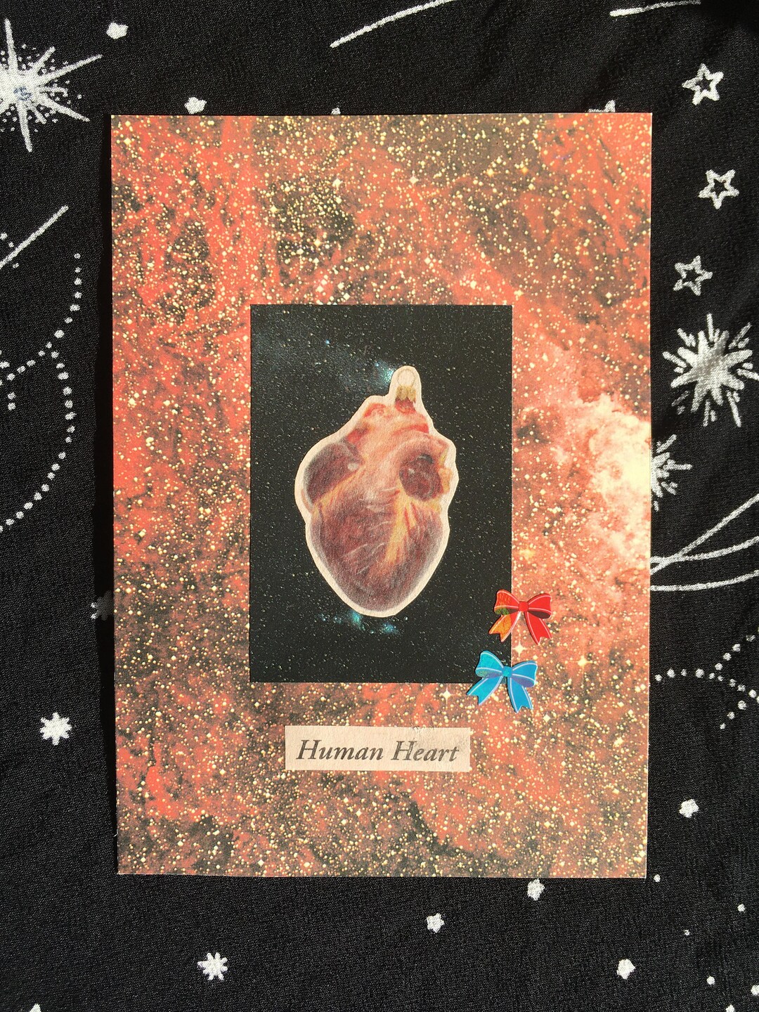 Human Heart Mini Spooky Collage - Etsy