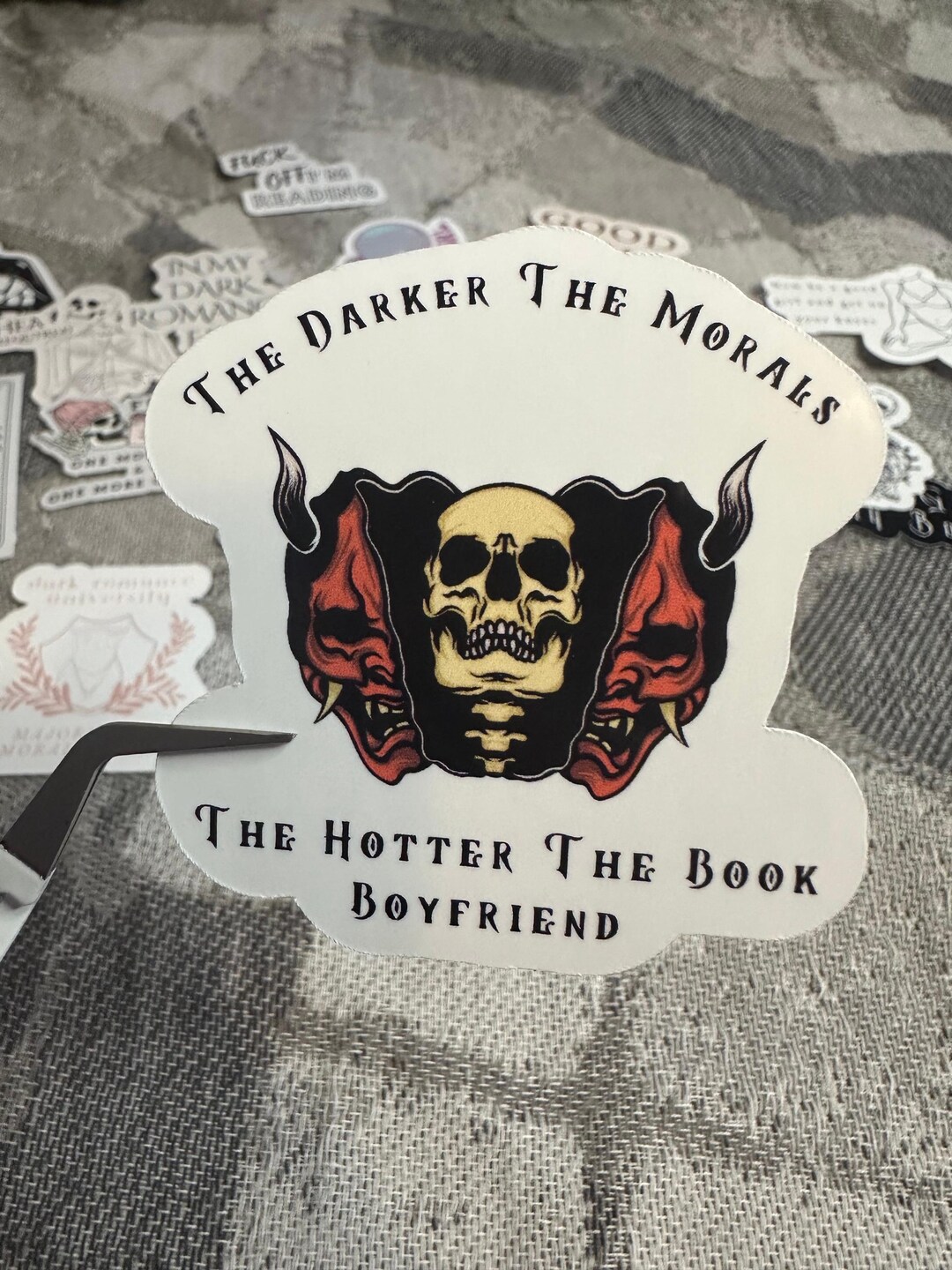Dark Morals Dark Romance Sticker - Etsy