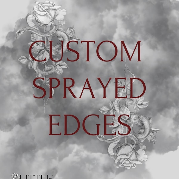 Sprayed Edges Books - Etsy