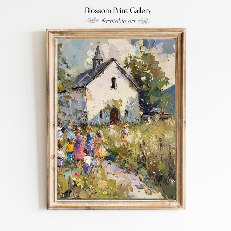 Church Painting - Etsy