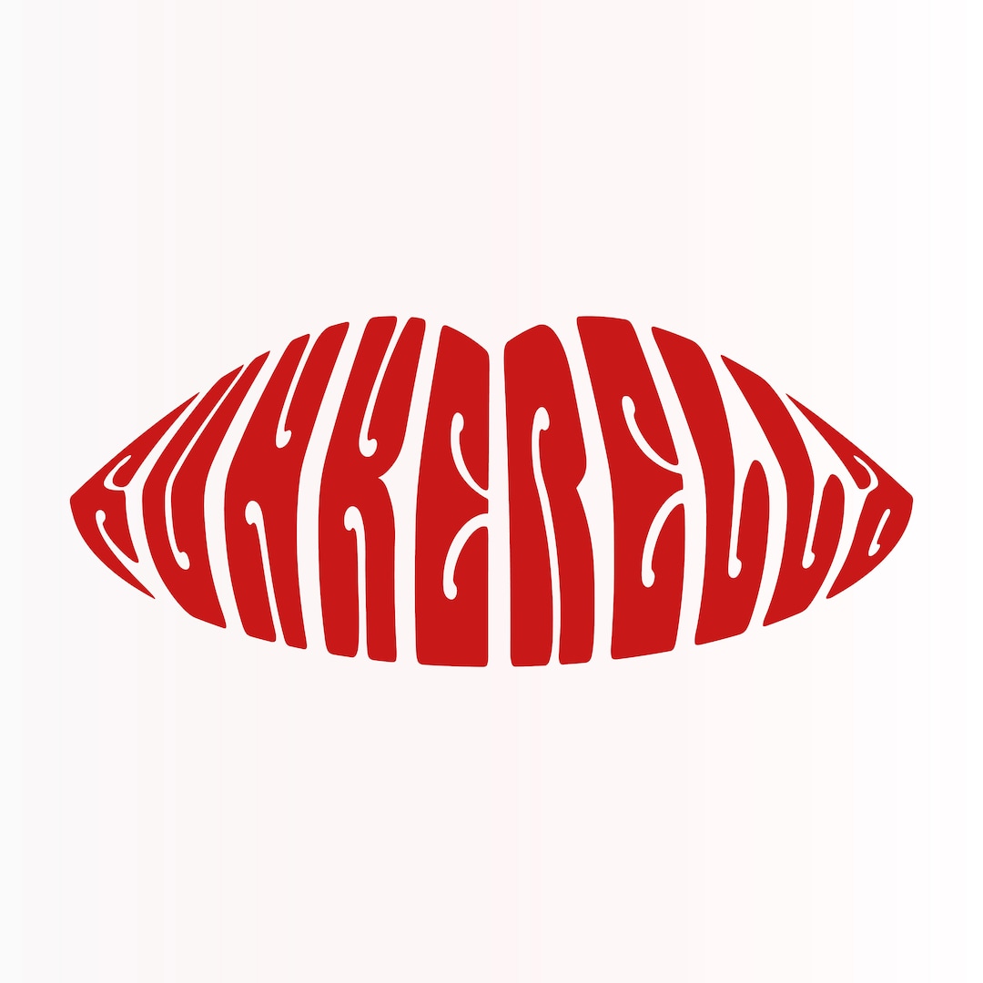 Psychedelic Lips Logo Design, 70s Hippie Trippy Logo, Minimalist Boho ...