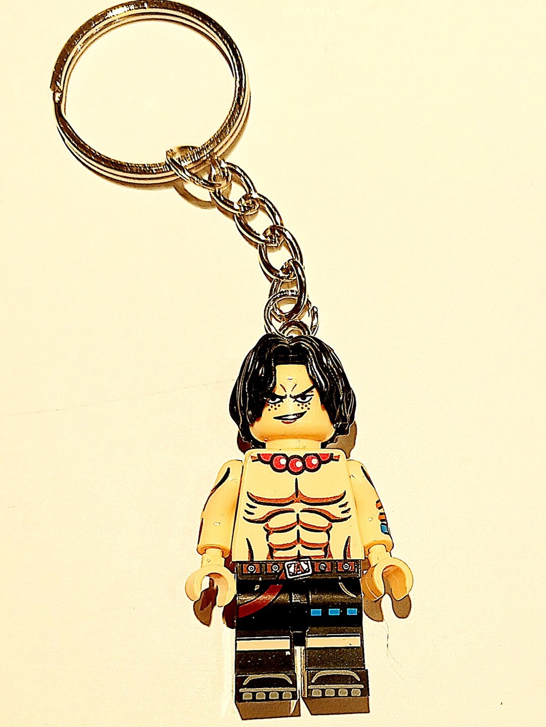 Portgas D. Ace Minifigure Keychain - Etsy