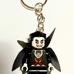 Dracula Minifigure Keychain - Etsy