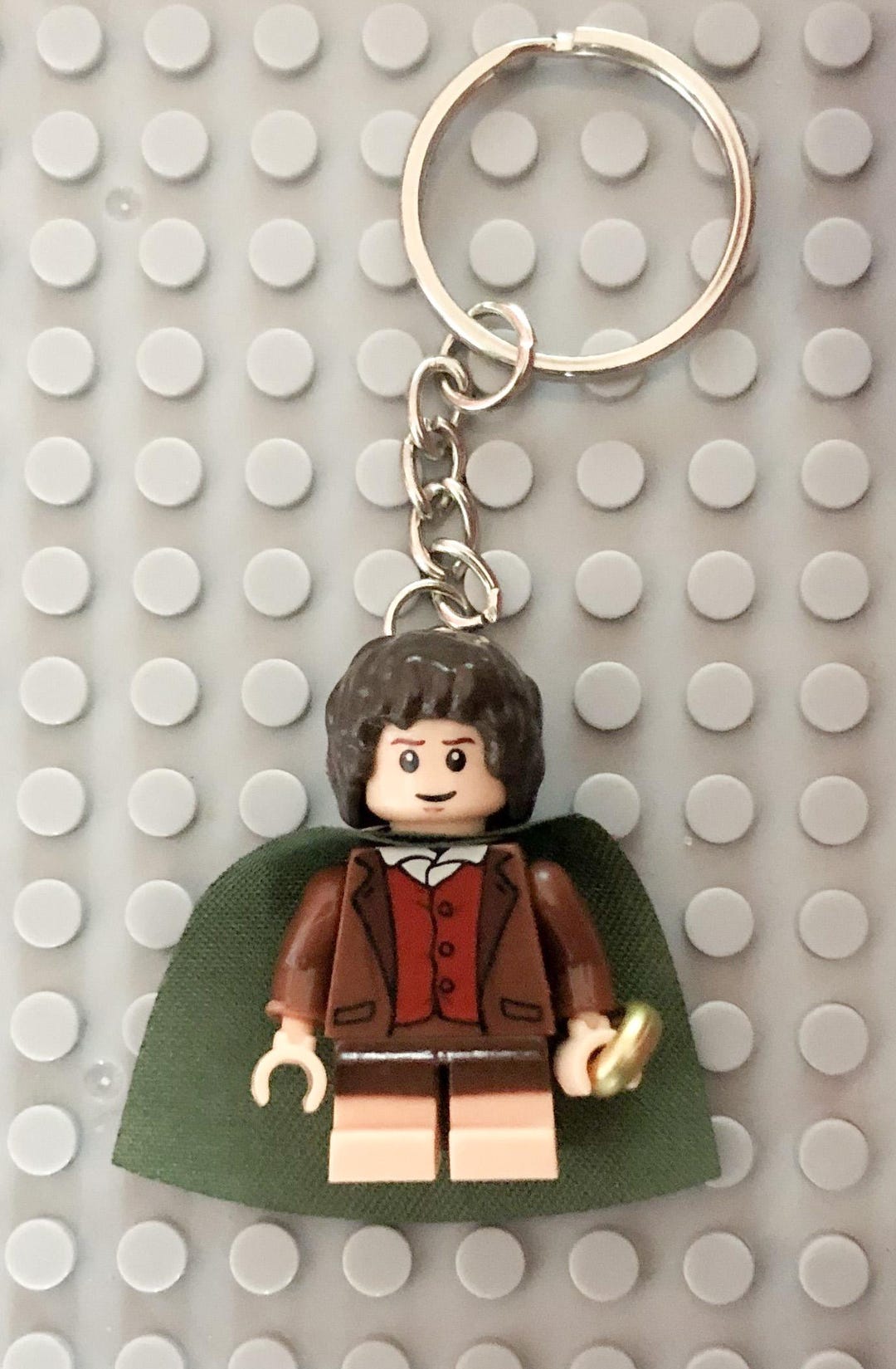 Frodo Baggins Minifigure Keyring - Etsy