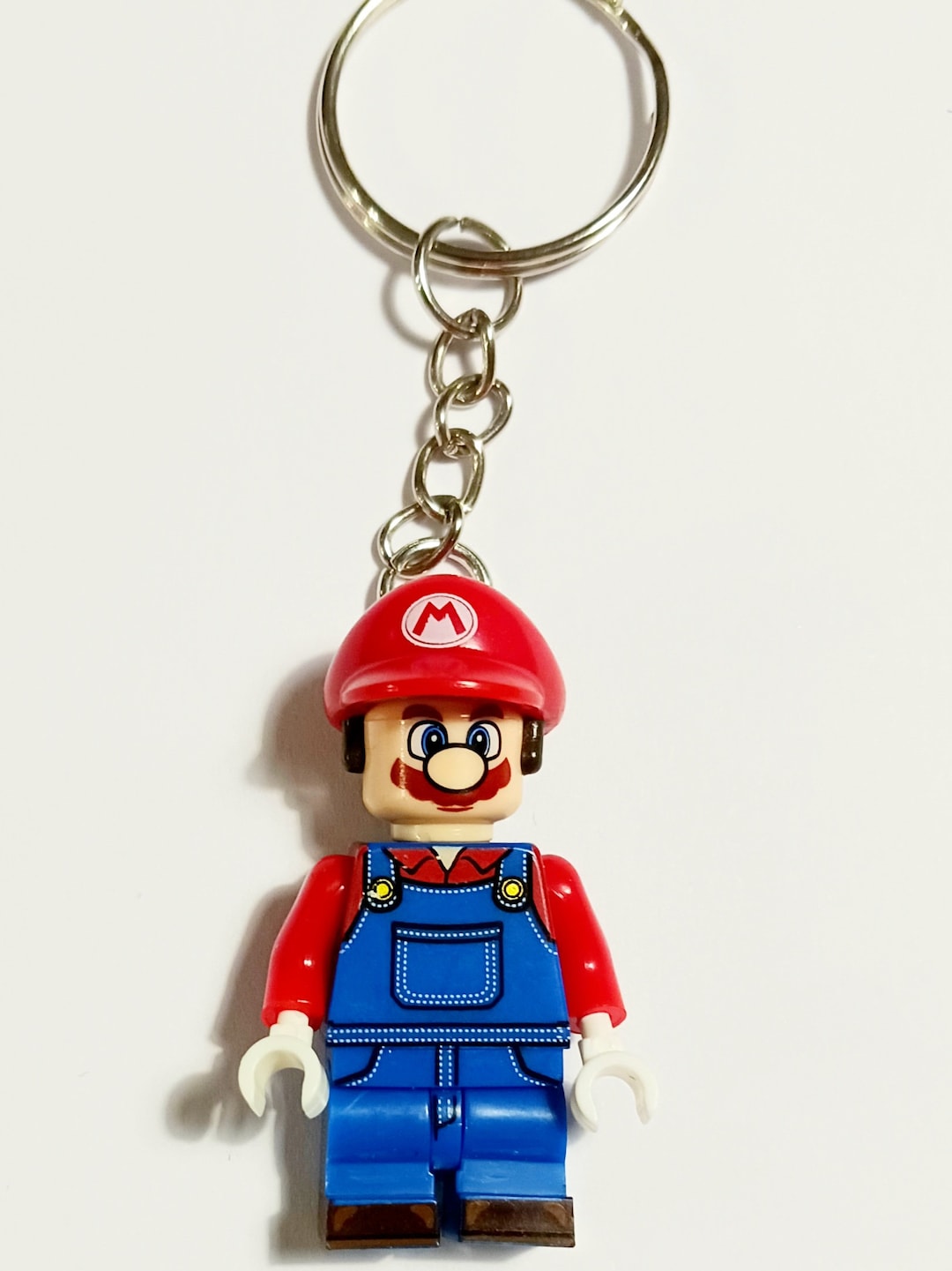 Super Mario Minifigure Keyring - Etsy