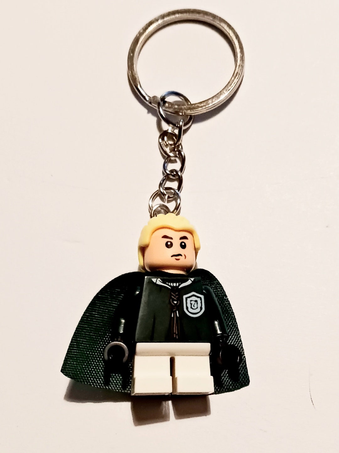 Draco Malfoy Slytherin Minifigure Keyring - Etsy