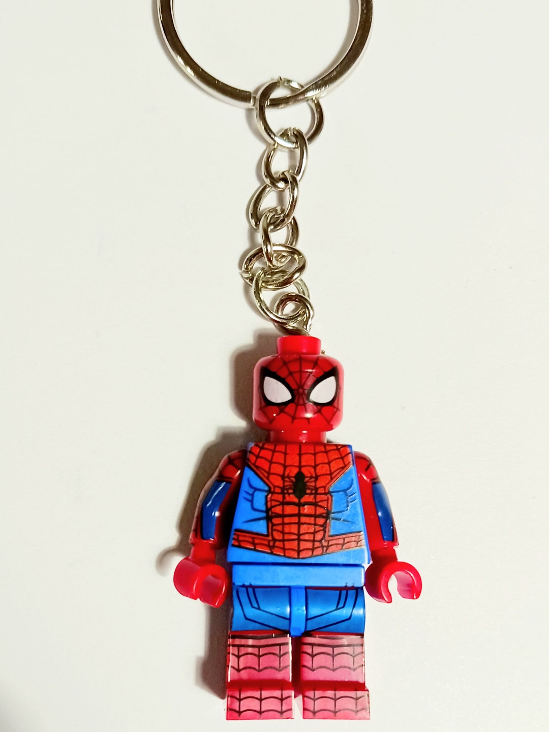 Spiderman Minifigure Keyring - Etsy