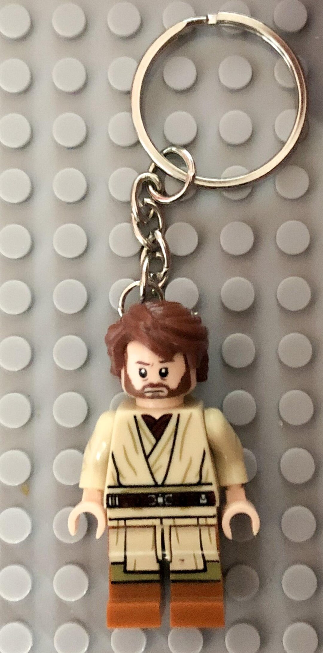 Obi-wan Star Wars Minifigure Keychain - Etsy