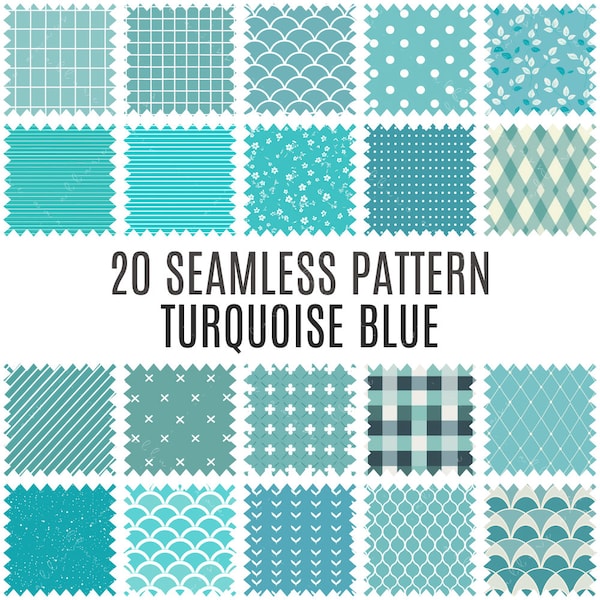 Turquoise Patterns - Etsy