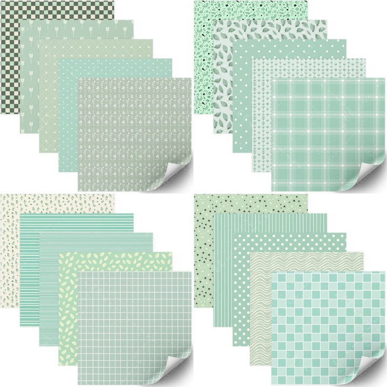 Spring Renewal Bundle | 80 Seamless Patterns | High Resolution Digital ...