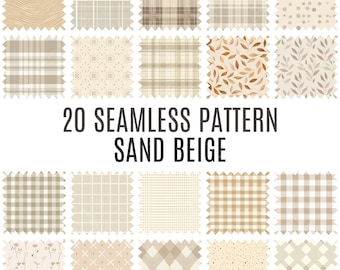 20 Ivory White Seamless Patterns - High-resolution Digital Papers ...