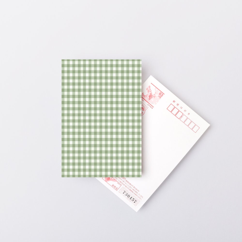 Green Watercolor Checkered Digital Paper Pack Seamless Gingham Patterns ...