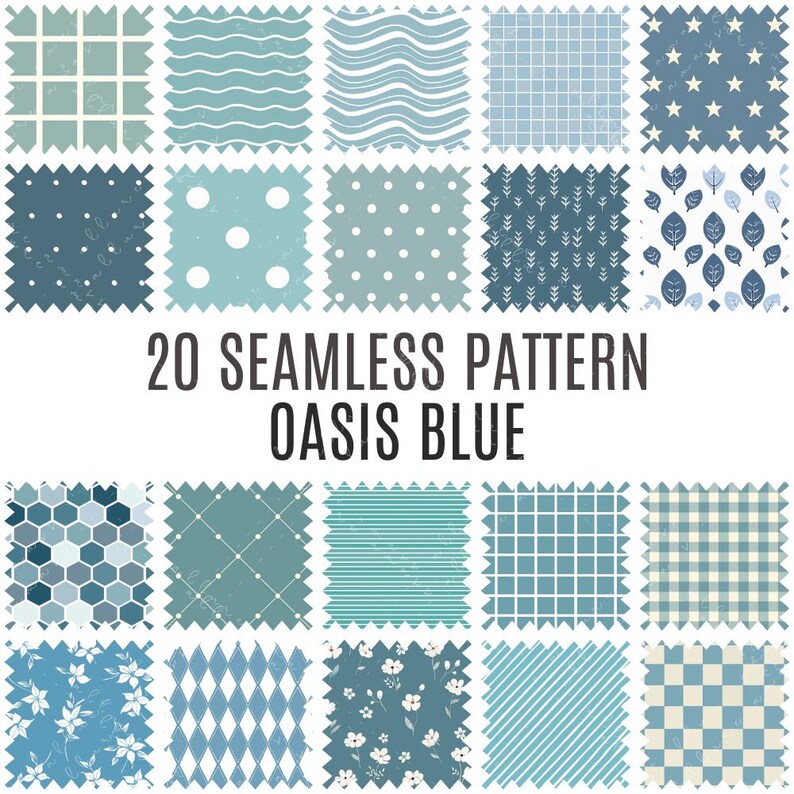Desert Oasis Bundle | 80 Seamless Patterns | High Resolution Digital ...