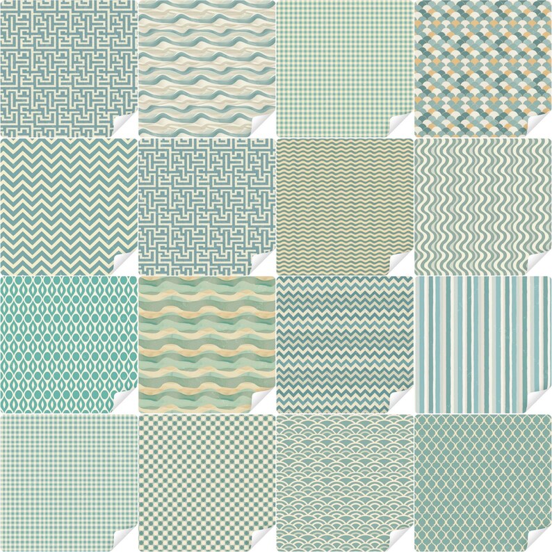 Desert Mirage Digital Paper Pack | 80 Seamless Boho Geometric & Floral ...