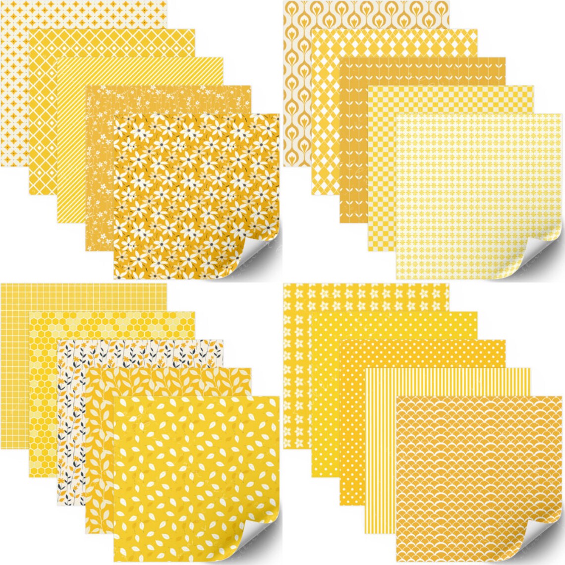 Spring Renewal Bundle 80 Seamless Patterns High Resolution Digital ...