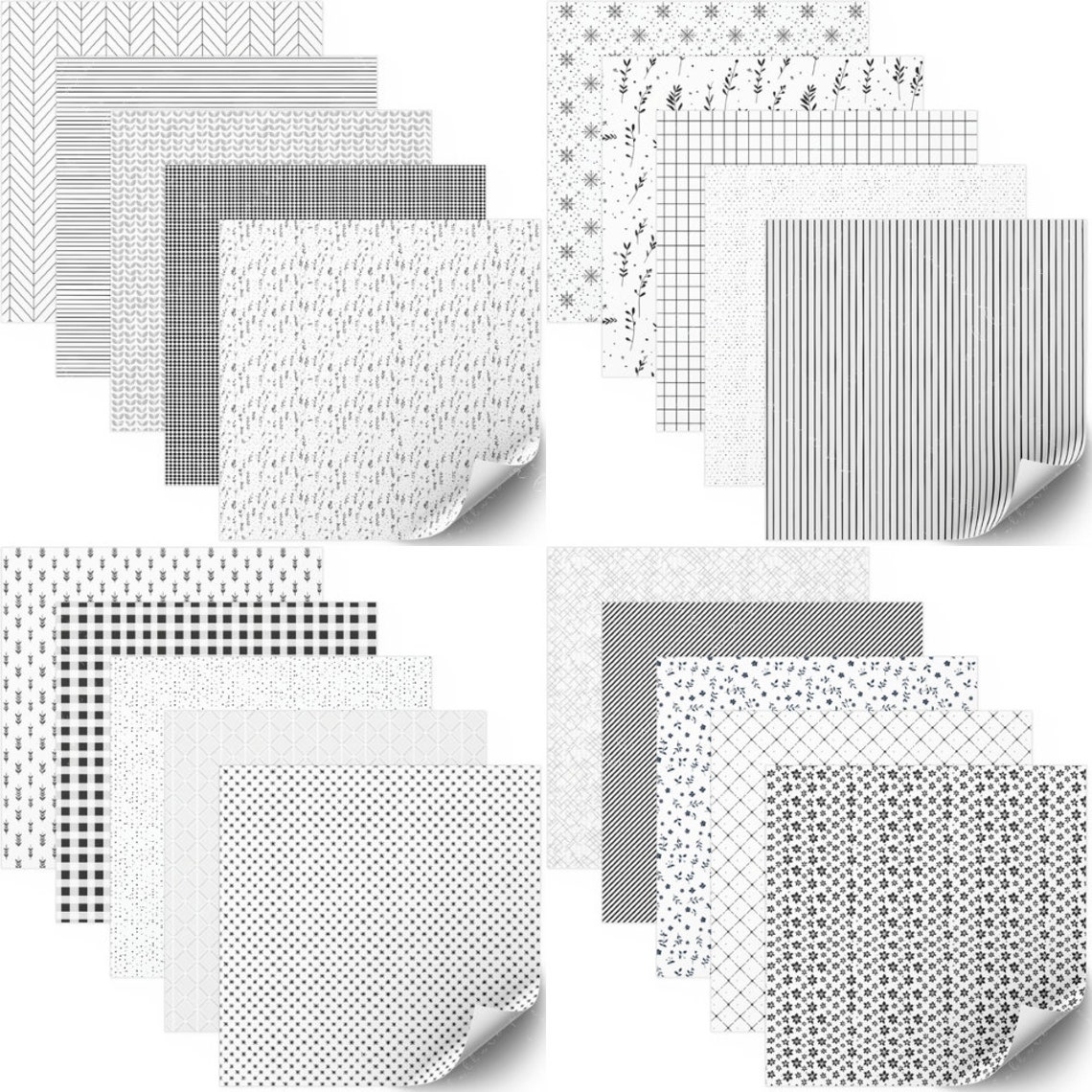 Winter Wonderland Bundle | 80 Seamless Patterns | High Resolution ...