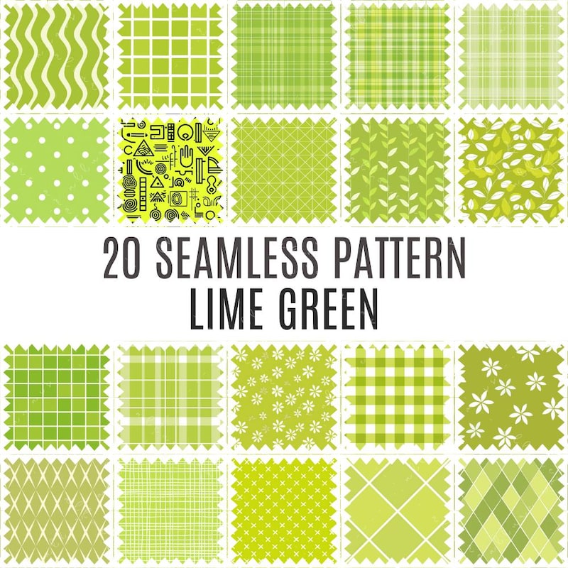 Lime Green Design Digital - Etsy