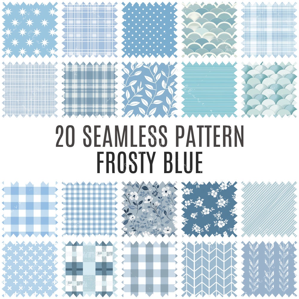 Winter Wonderland Bundle | 80 Seamless Patterns | High Resolution ...