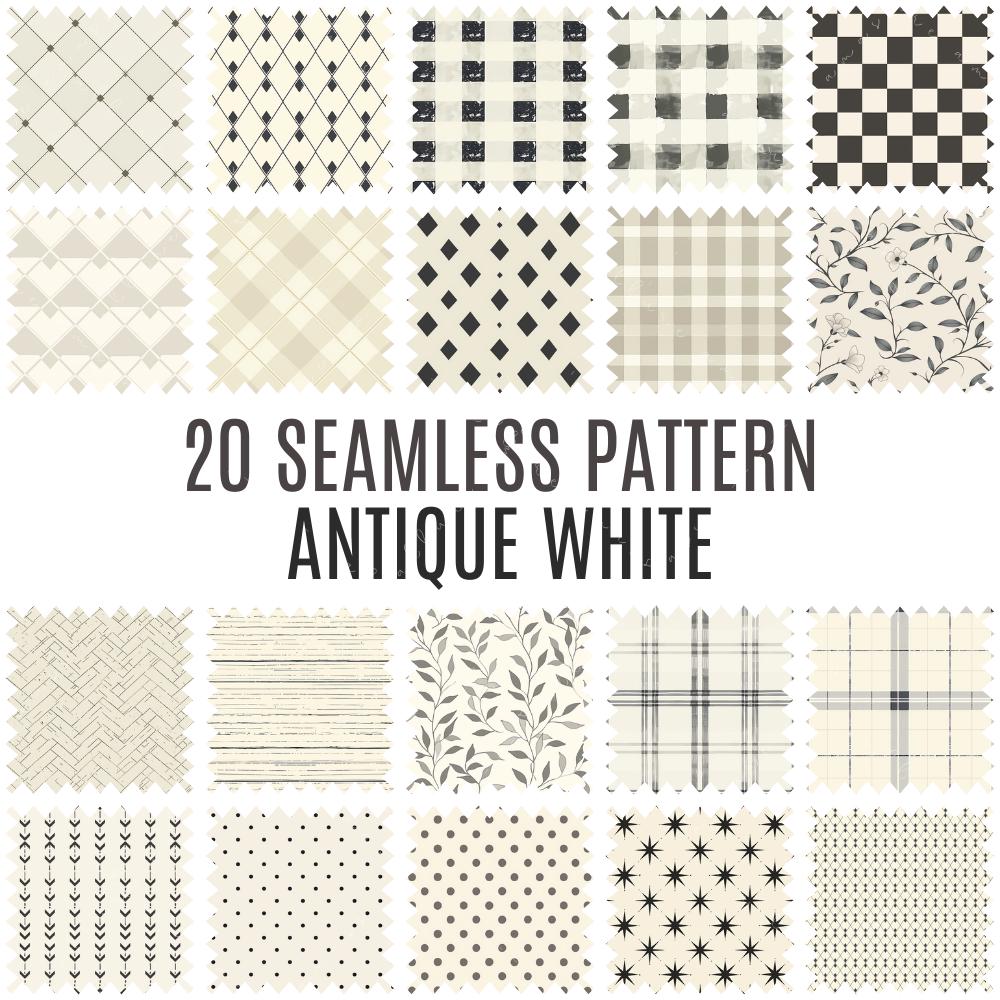 Vintage Charm Bundle | 80 Seamless Patterns | High-resolution Digital ...