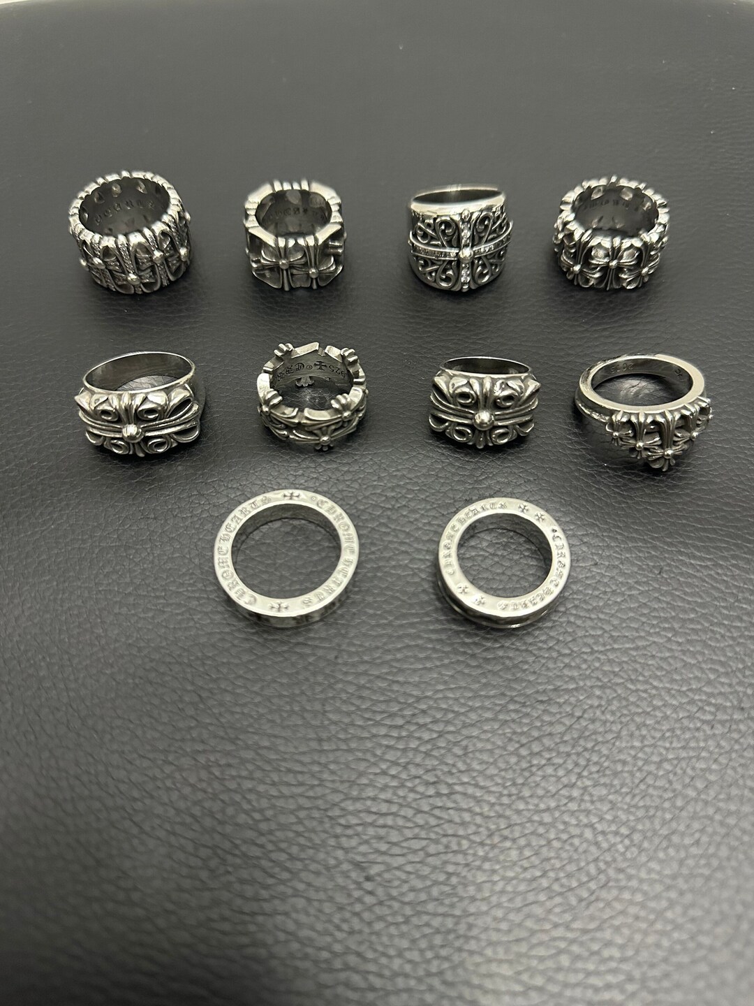 Chrome Hearts Style Ring,cross Pentagon Ring,chrome Hearts Ring,chrome ...