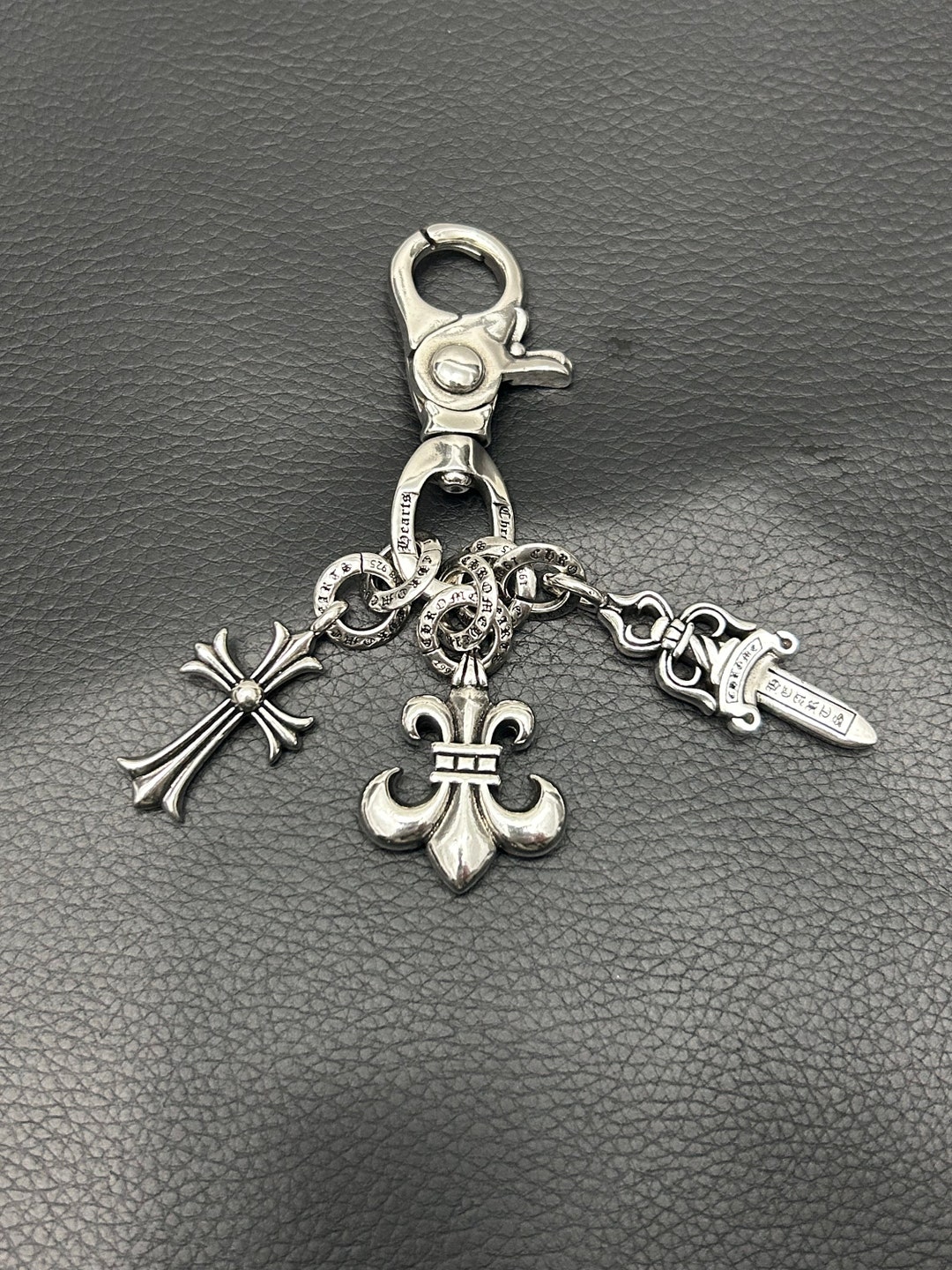 Hrome Heart Dice Keychain,chrome Hearts Style Design, Inspired Chrome ...