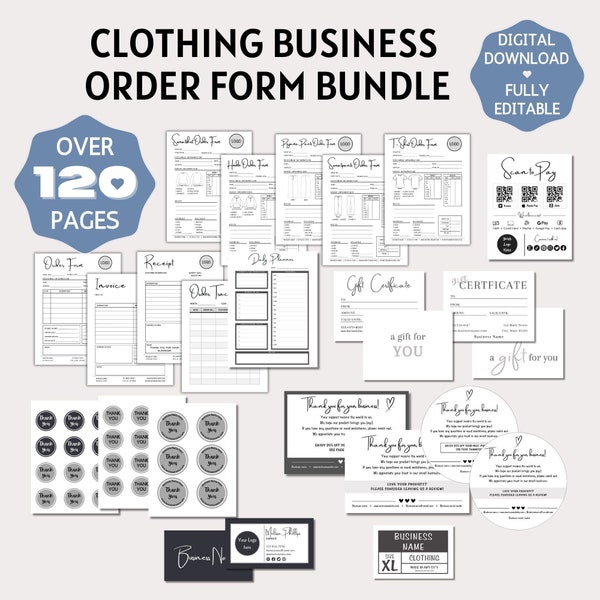 Clothing Receipt Invoice - Etsy