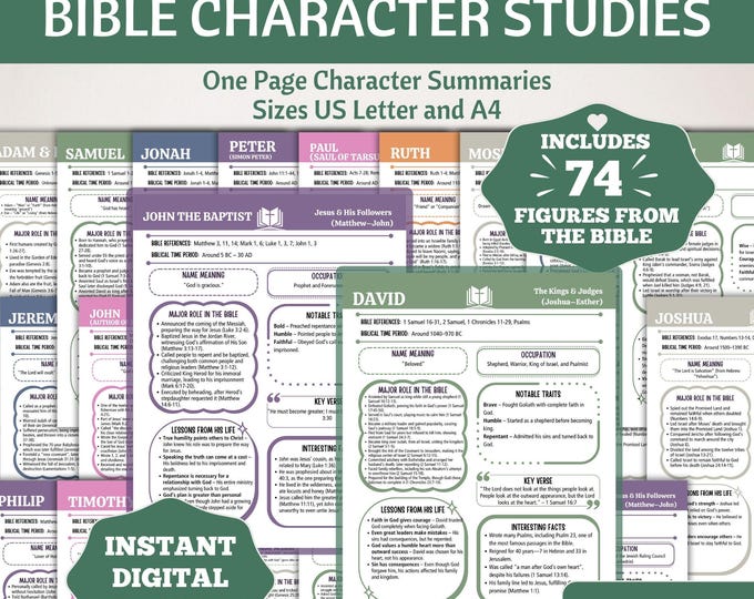 Old Testament Coloring Pages - INSTANT DOWNLOAD - Etsy Canada